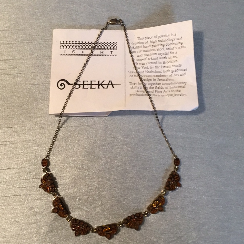 New High Tech Laser Cut Stainless Steel Necklace. - Gem